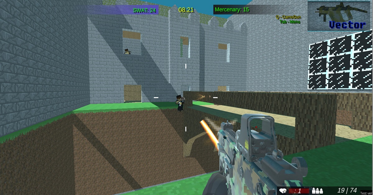 Pixel Fps SWAT Command - Online spēle - Games.Notepad.lv